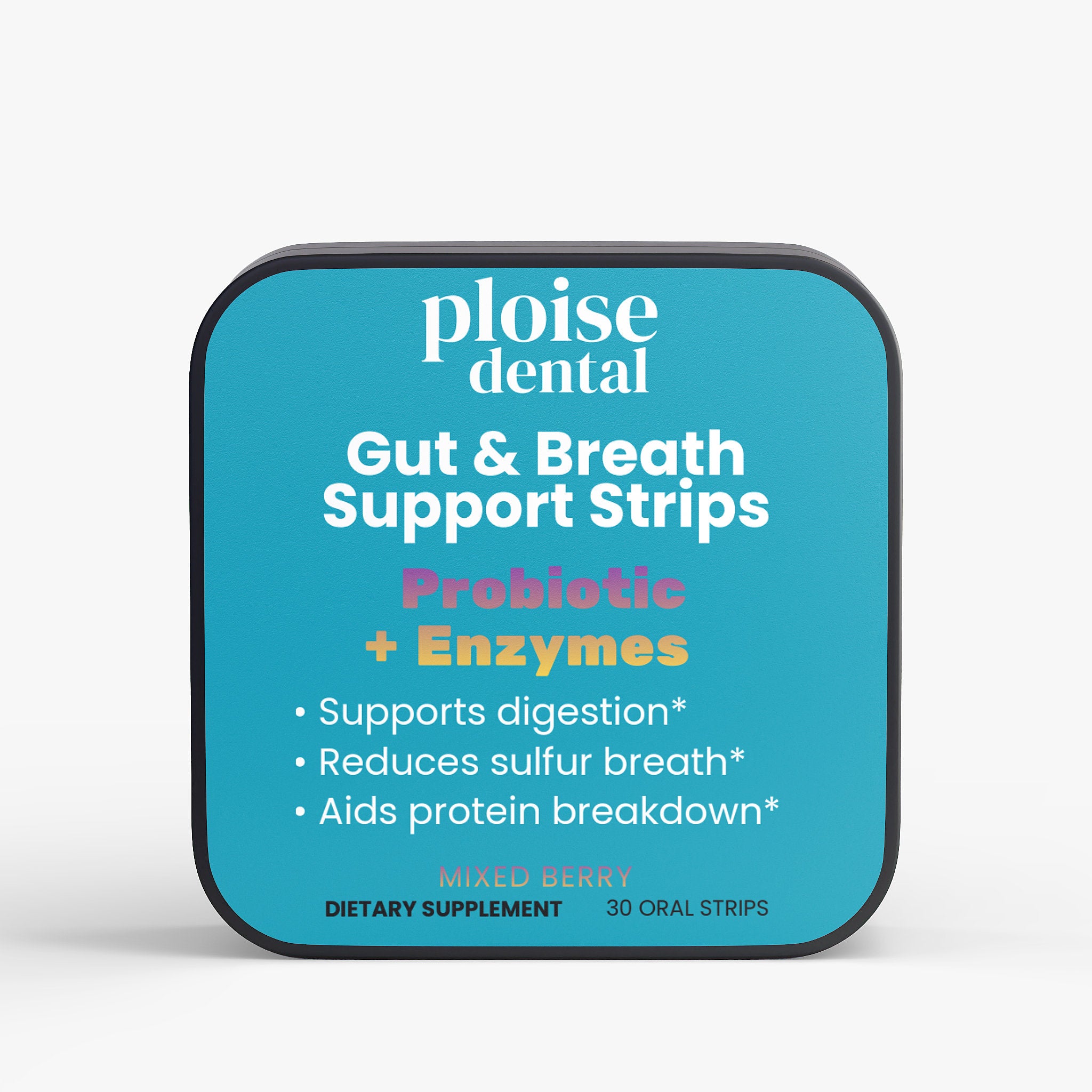 Gut & Breath Support Strips (Probiotics + Enzymes) [3 Pack] – Ploise